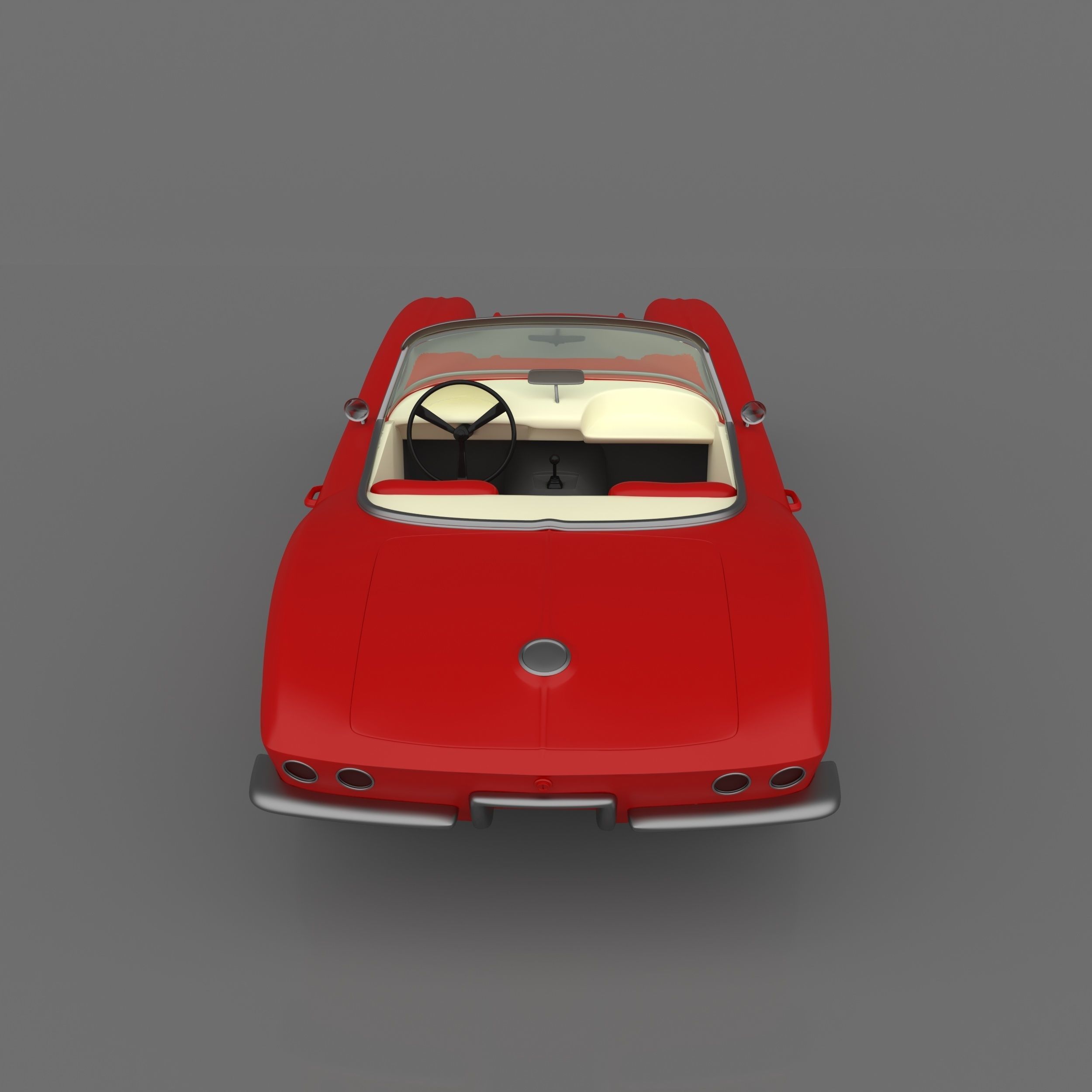 Chevrolet Corvette C1 Ready to Print STL Files 3D model 3D printable ...
