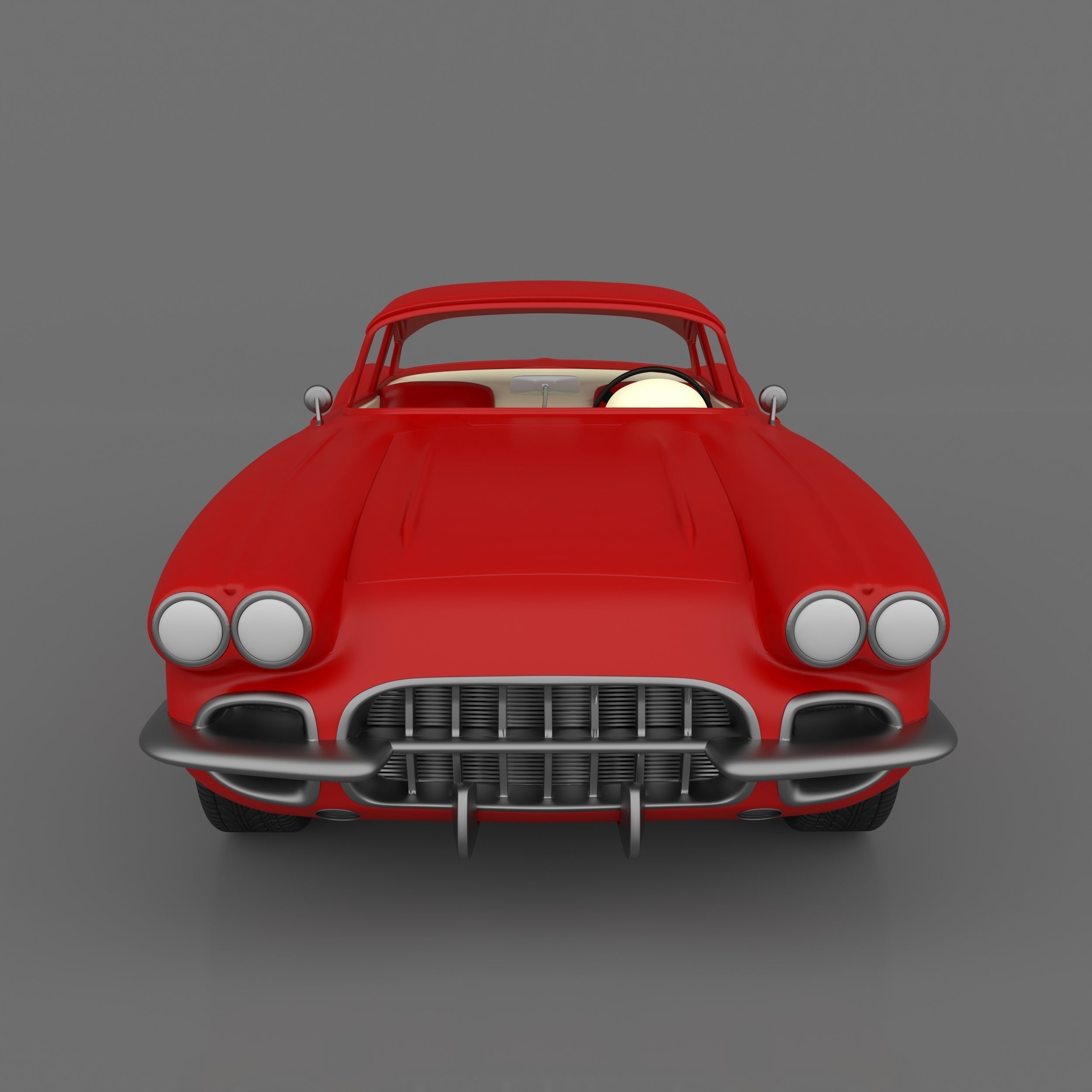 Chevrolet Corvette C1 Ready to Print STL Files 3D model 3D printable ...