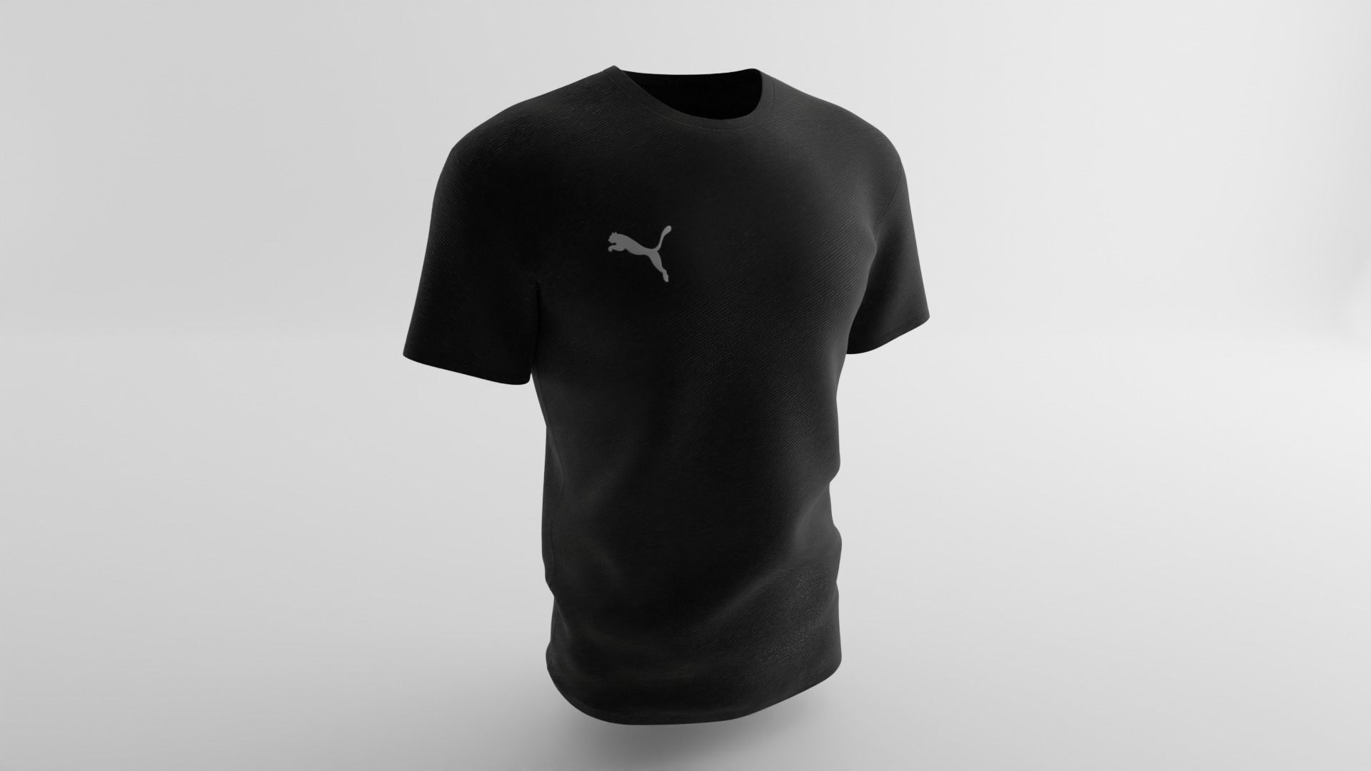 3D model T shirt puma man VR / AR / low-poly | CGTrader