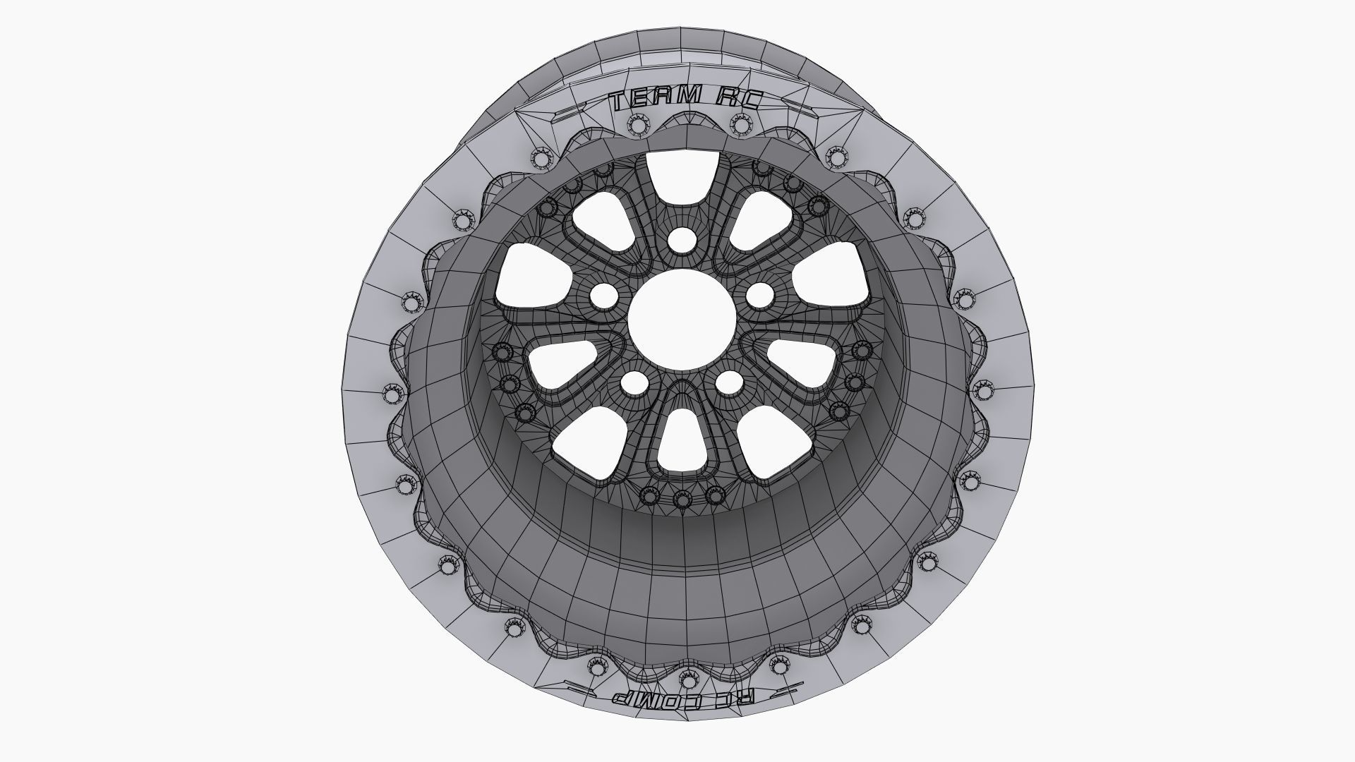 3D model RC Components Exile Drag Rear Wheel VR / AR / low-poly | CGTrader