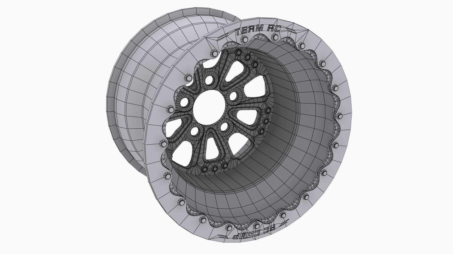 3D model RC Components Exile Drag Rear Wheel VR / AR / low-poly | CGTrader