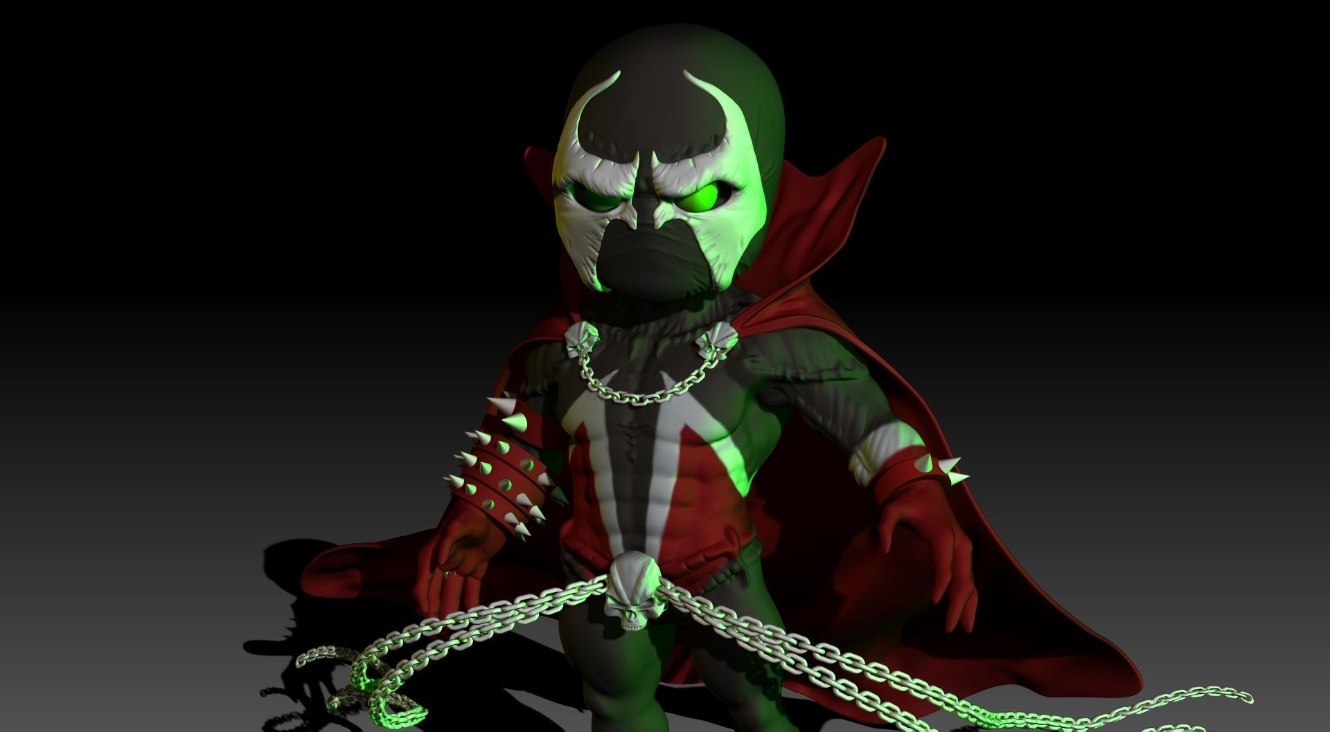 SPAWN SCULPTURE CARTOON 3D model | CGTrader