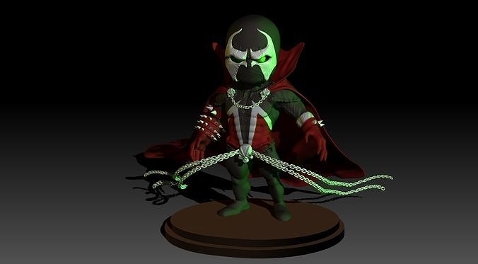 SPAWN SCULPTURE CARTOON 3D model | CGTrader