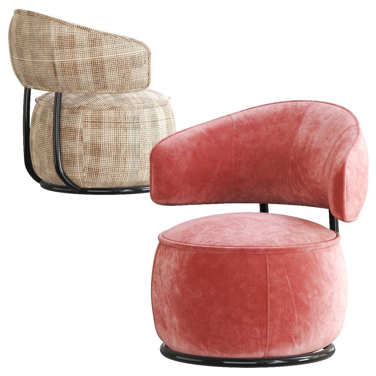 Picolo Armchair by Softline 3D model | CGTrader