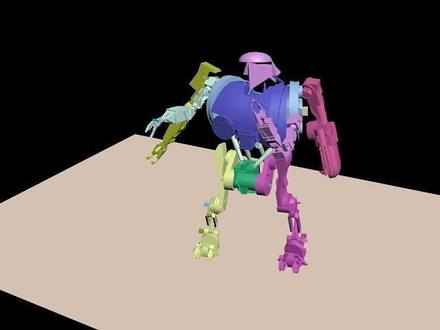 3D model cain robocap robot VR / AR / low-poly | CGTrader