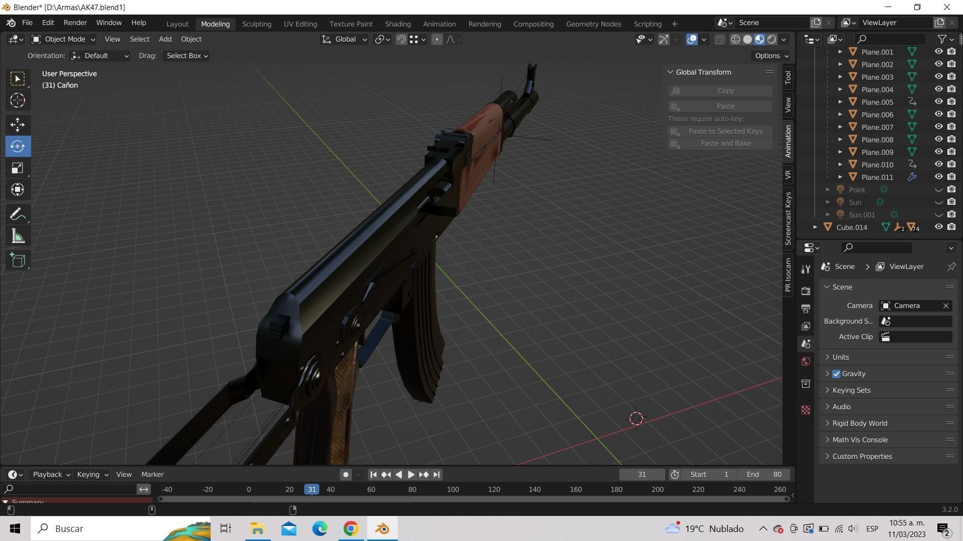 AK-47 3D model | CGTrader