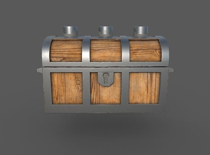 treasure chest 3D model | CGTrader