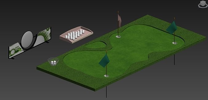 3D model Golf equipment design for event VR / AR / low-poly | CGTrader