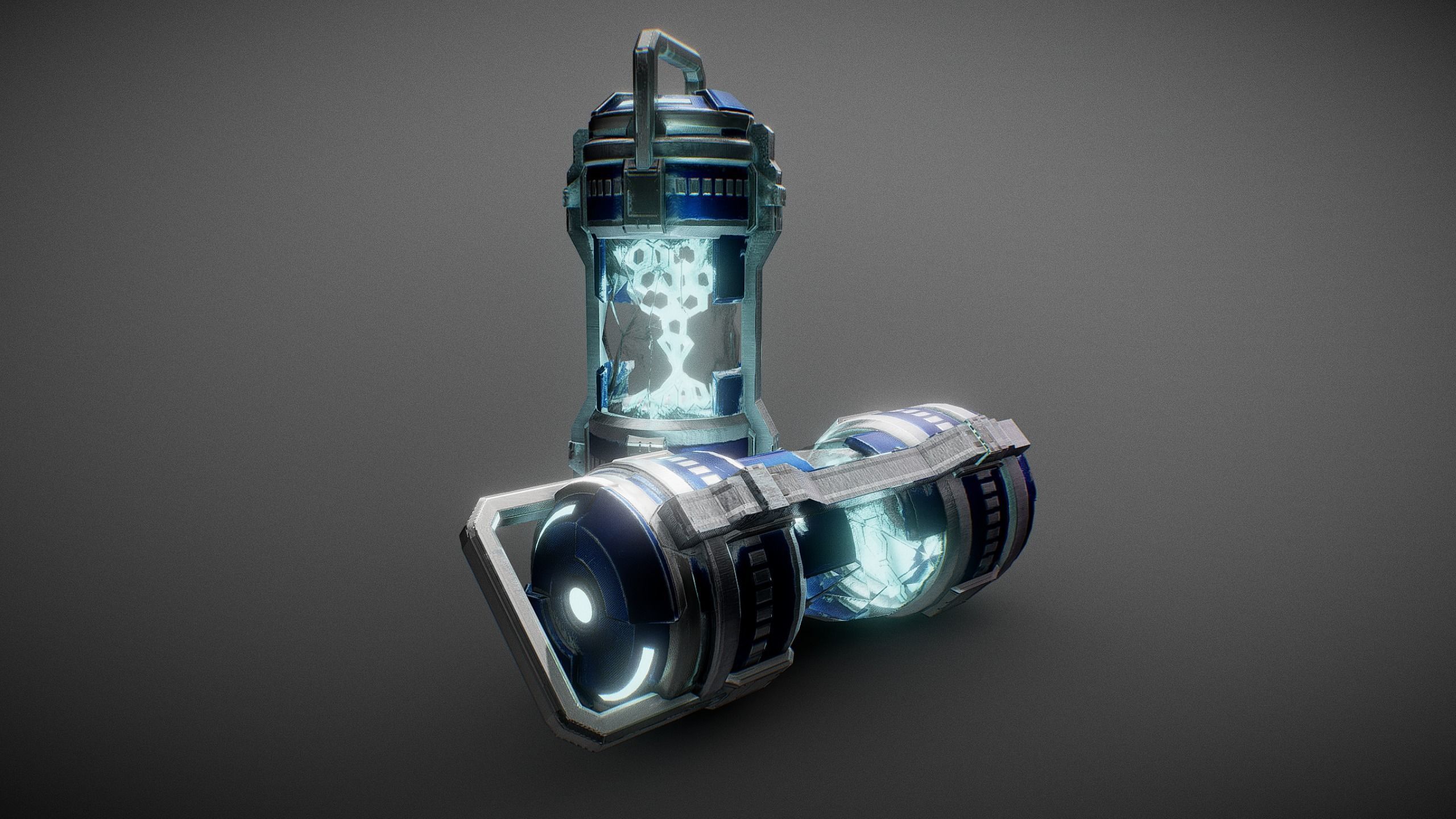 3D model Sci Fi Fuel Cells VR / AR / low-poly | CGTrader