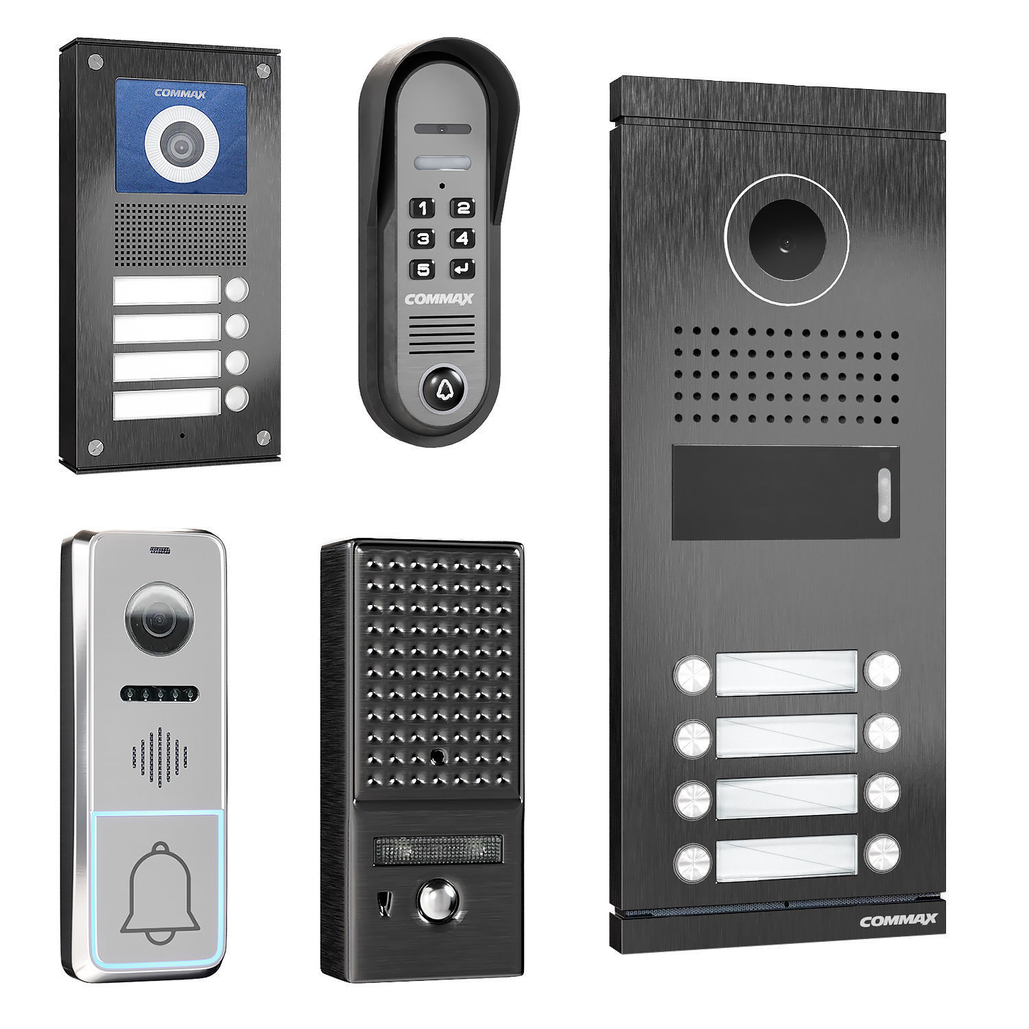 Commax video panels 3D model | CGTrader