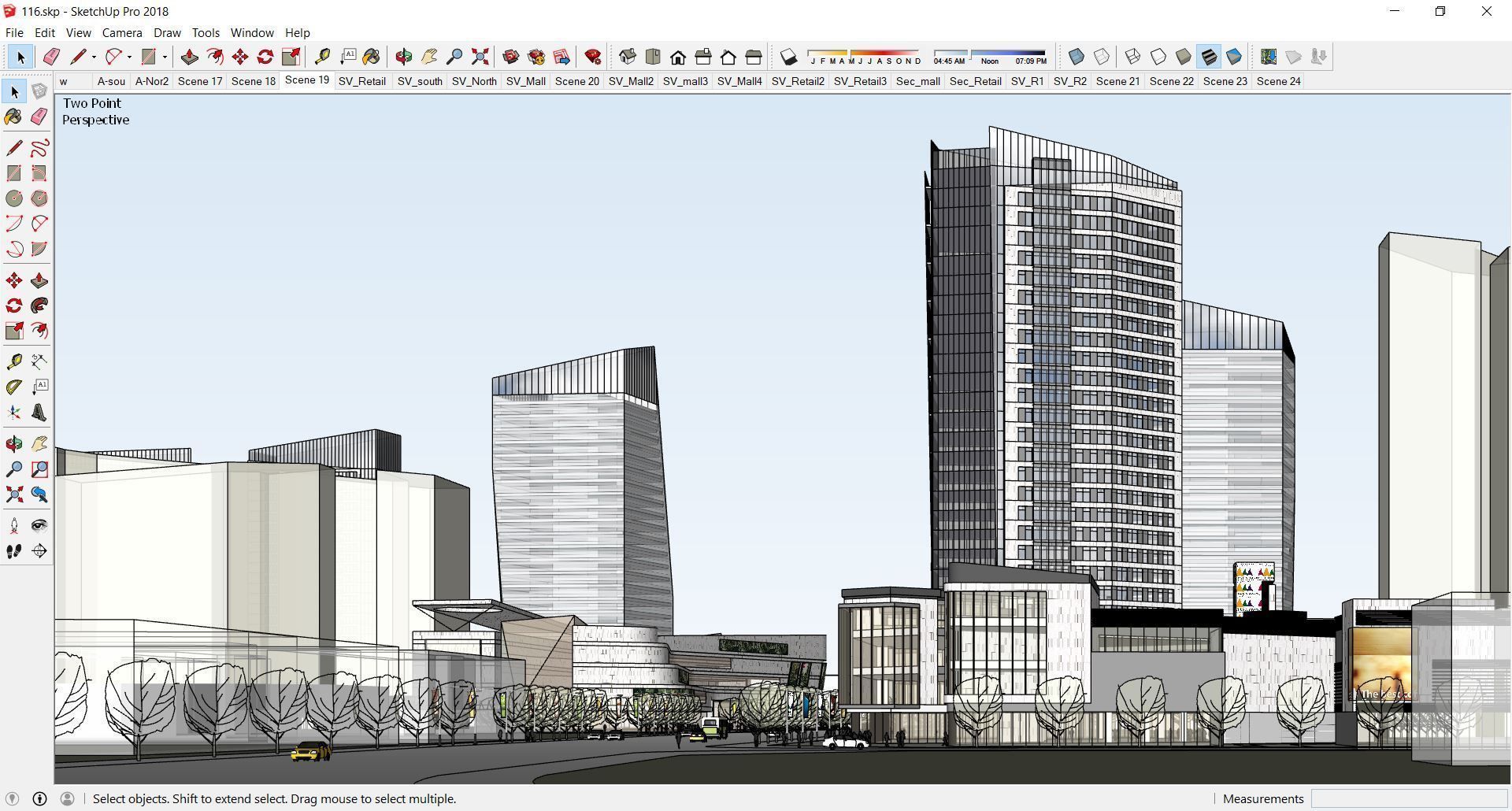 Sketchup Commercial Complex 116 3D model | CGTrader