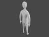 Basic human figure model reference free VR / AR / low-poly 3D model ...