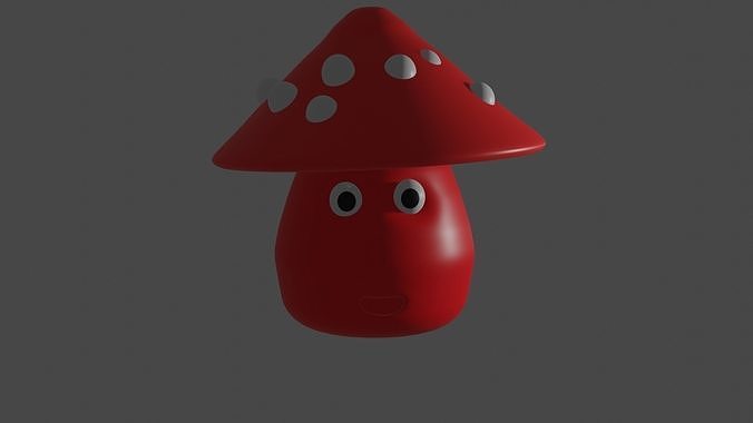 Mushroom model 3D model | CGTrader