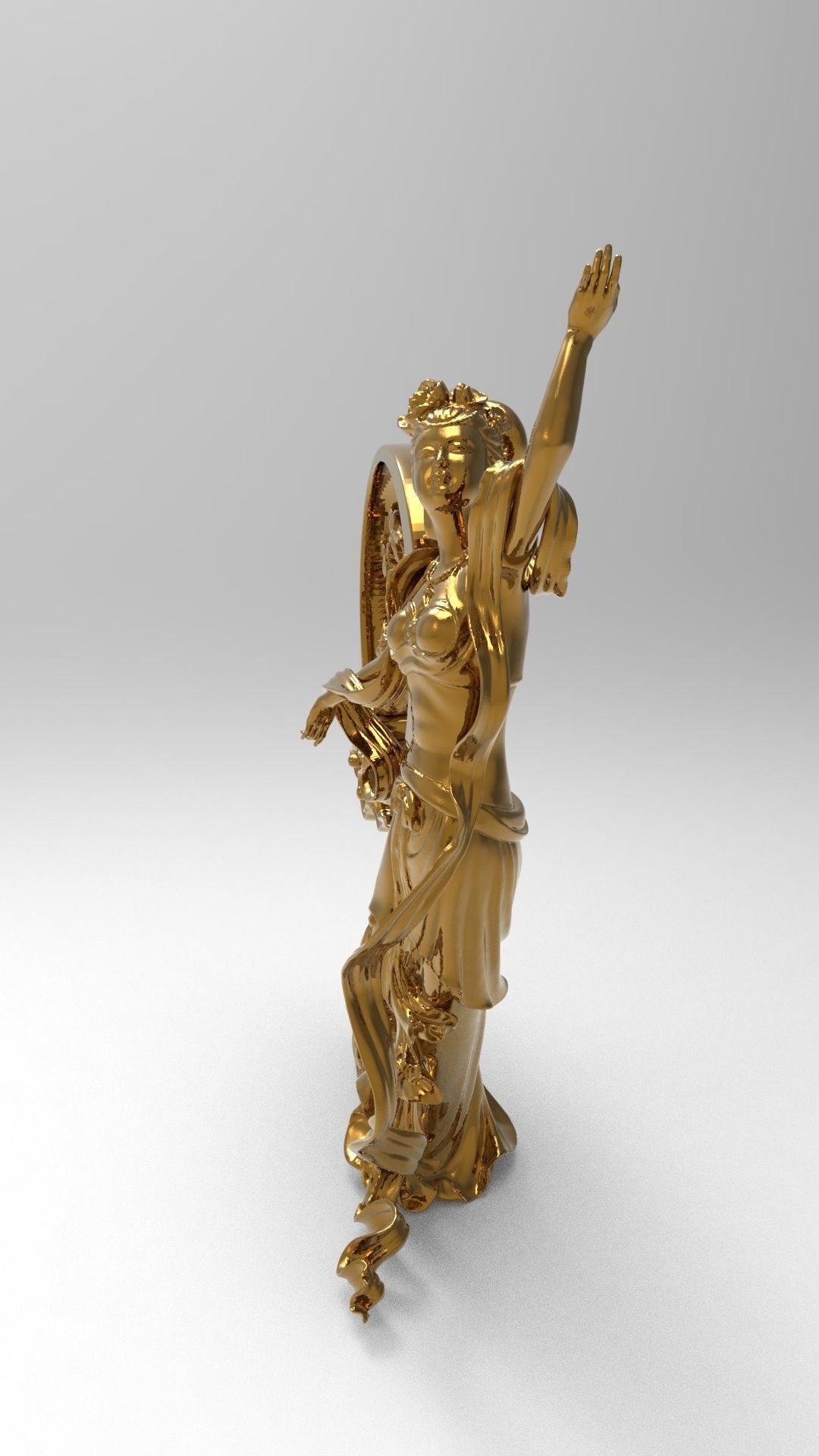 Chang e the Chinese goddess of the Moon mythology 3D model 3D printable ...