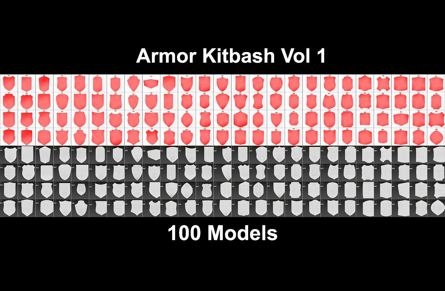 Armor Kitbash Vol1 3D model | CGTrader