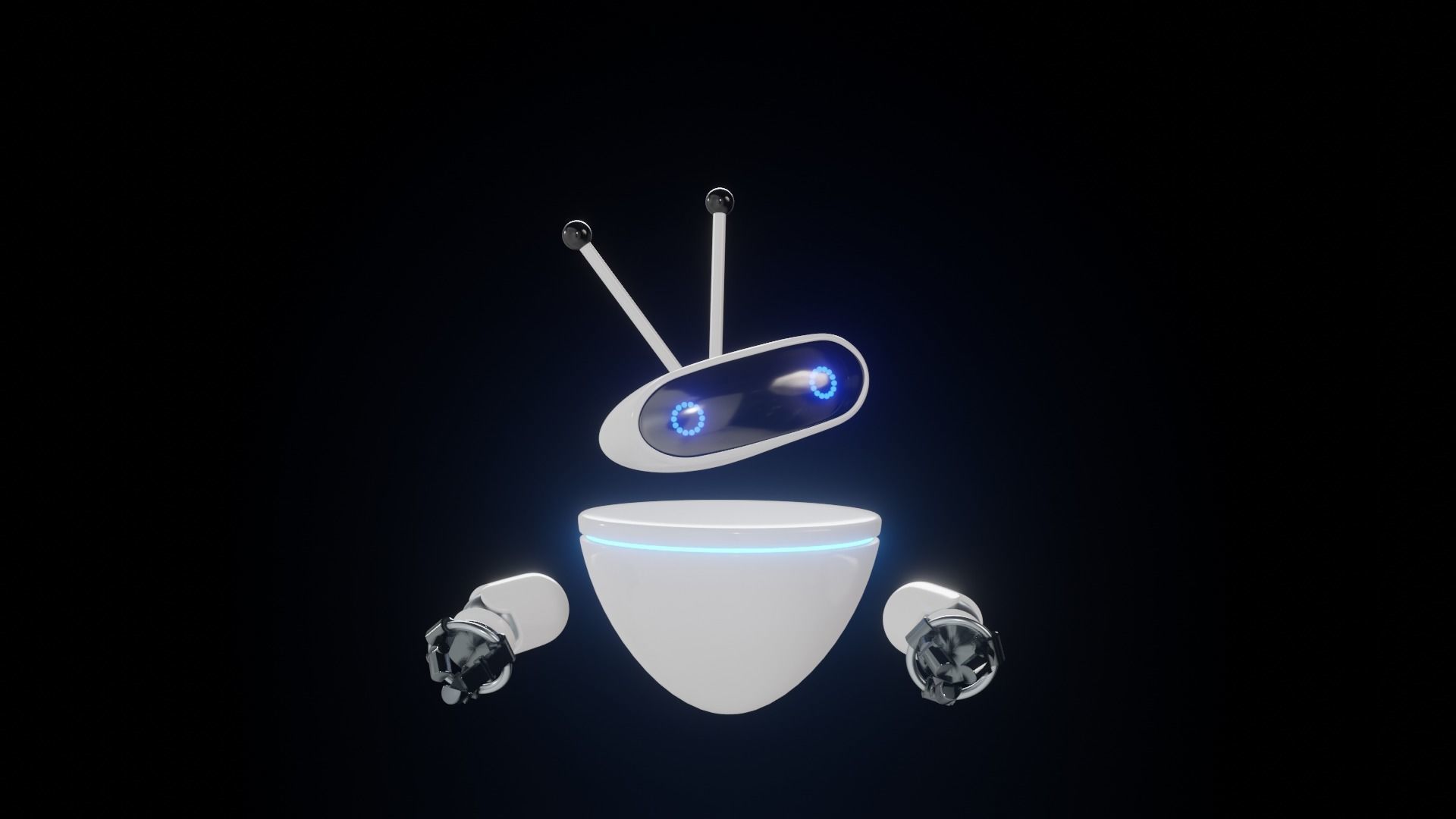 3D ChatBot 3D model animated rigged | CGTrader