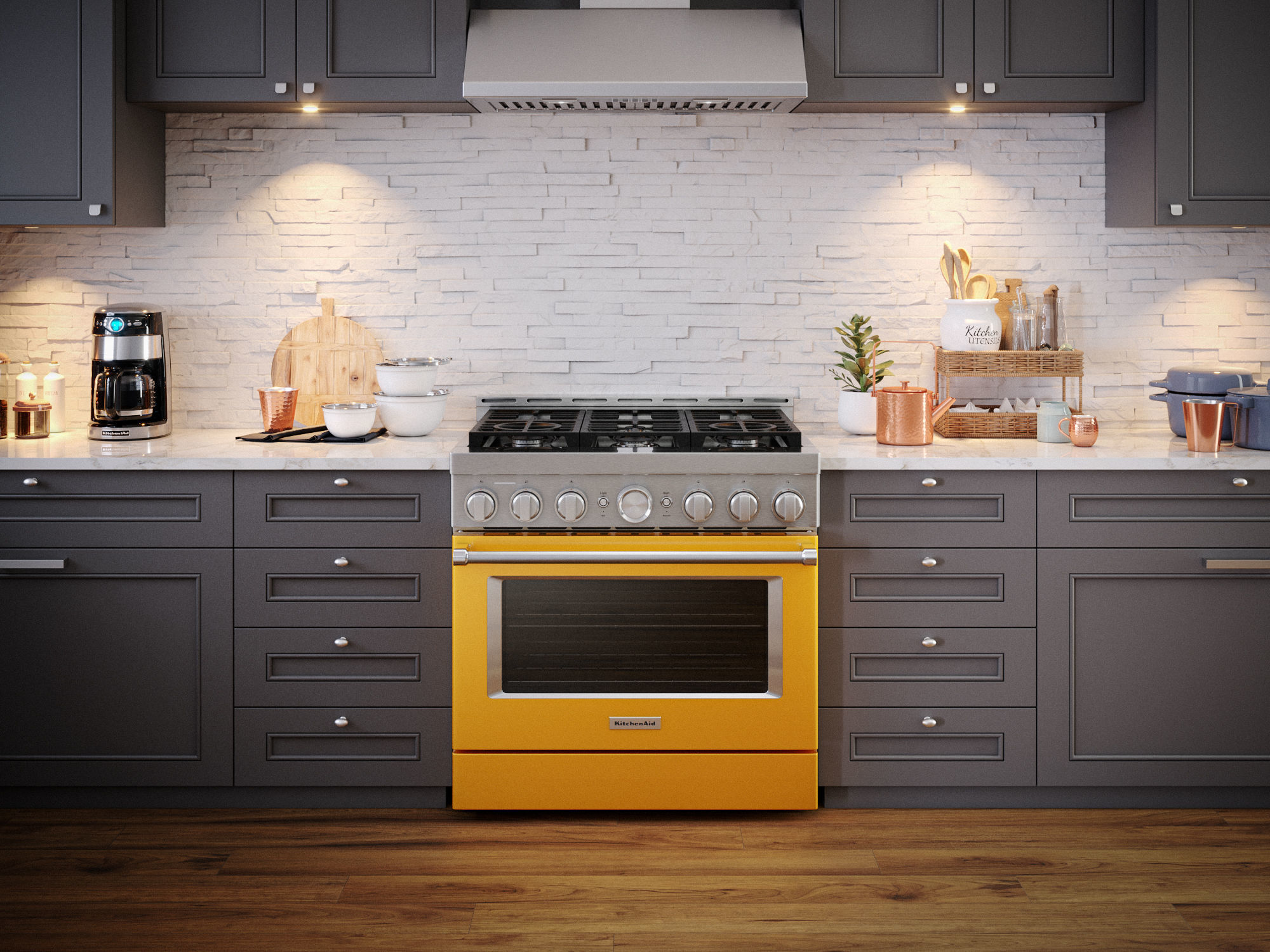 KitchenAid Gas Range 3D model | CGTrader