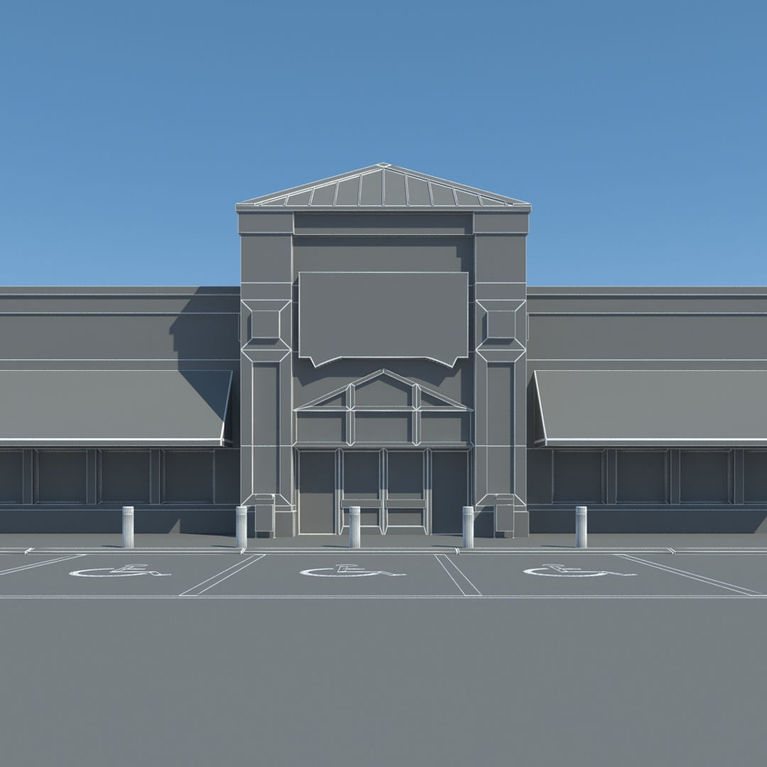 Fast Food Court Collection 3D model | CGTrader