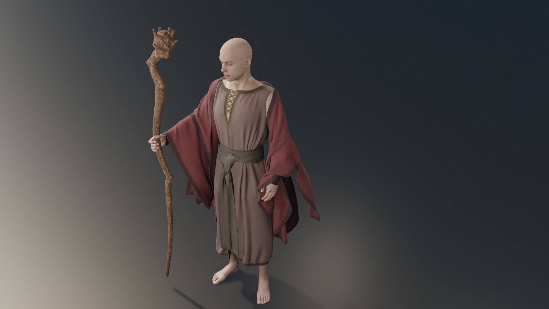 Robe of the prophet 3D model | CGTrader