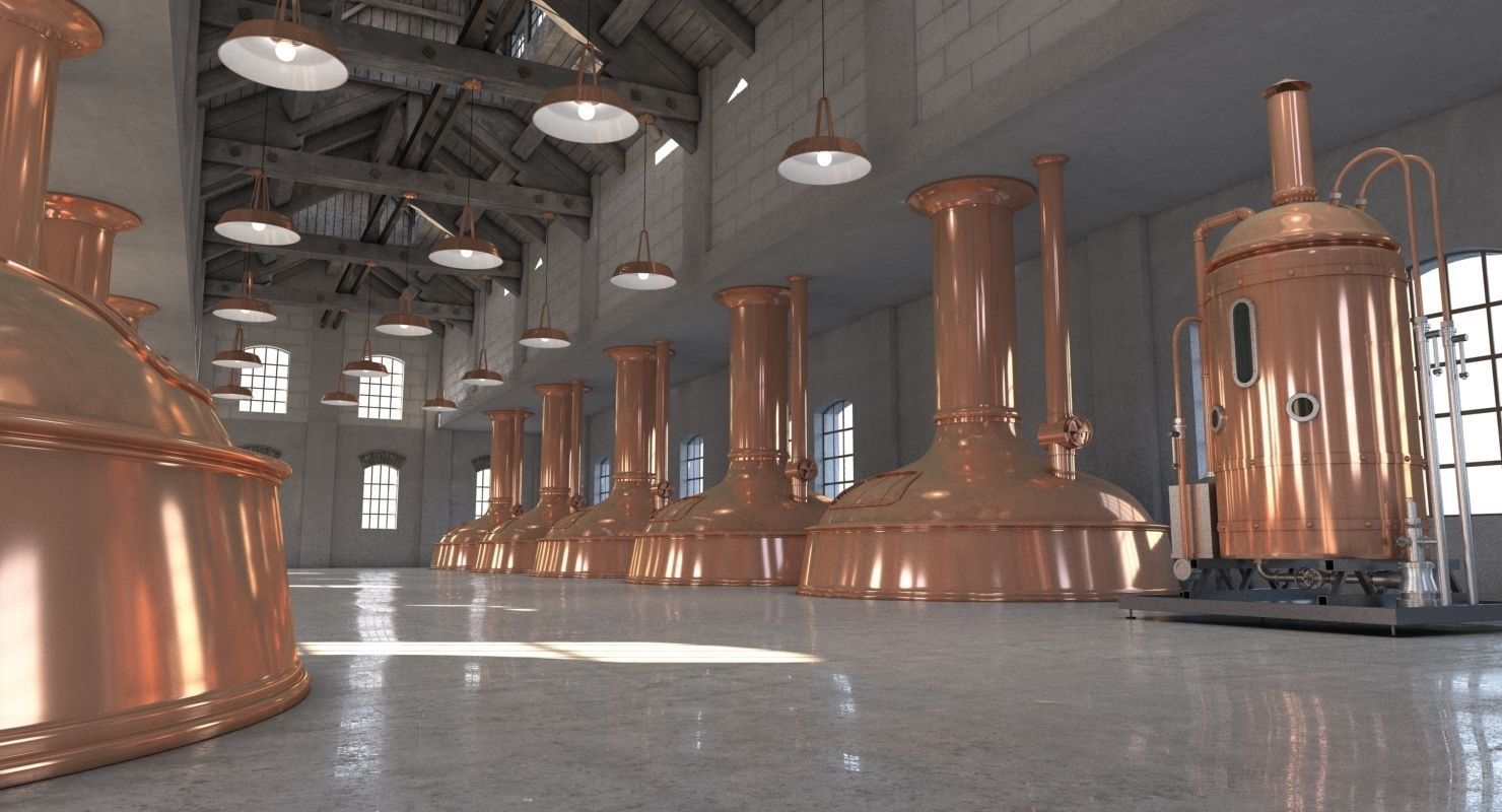 Brewery 001 3D model | CGTrader