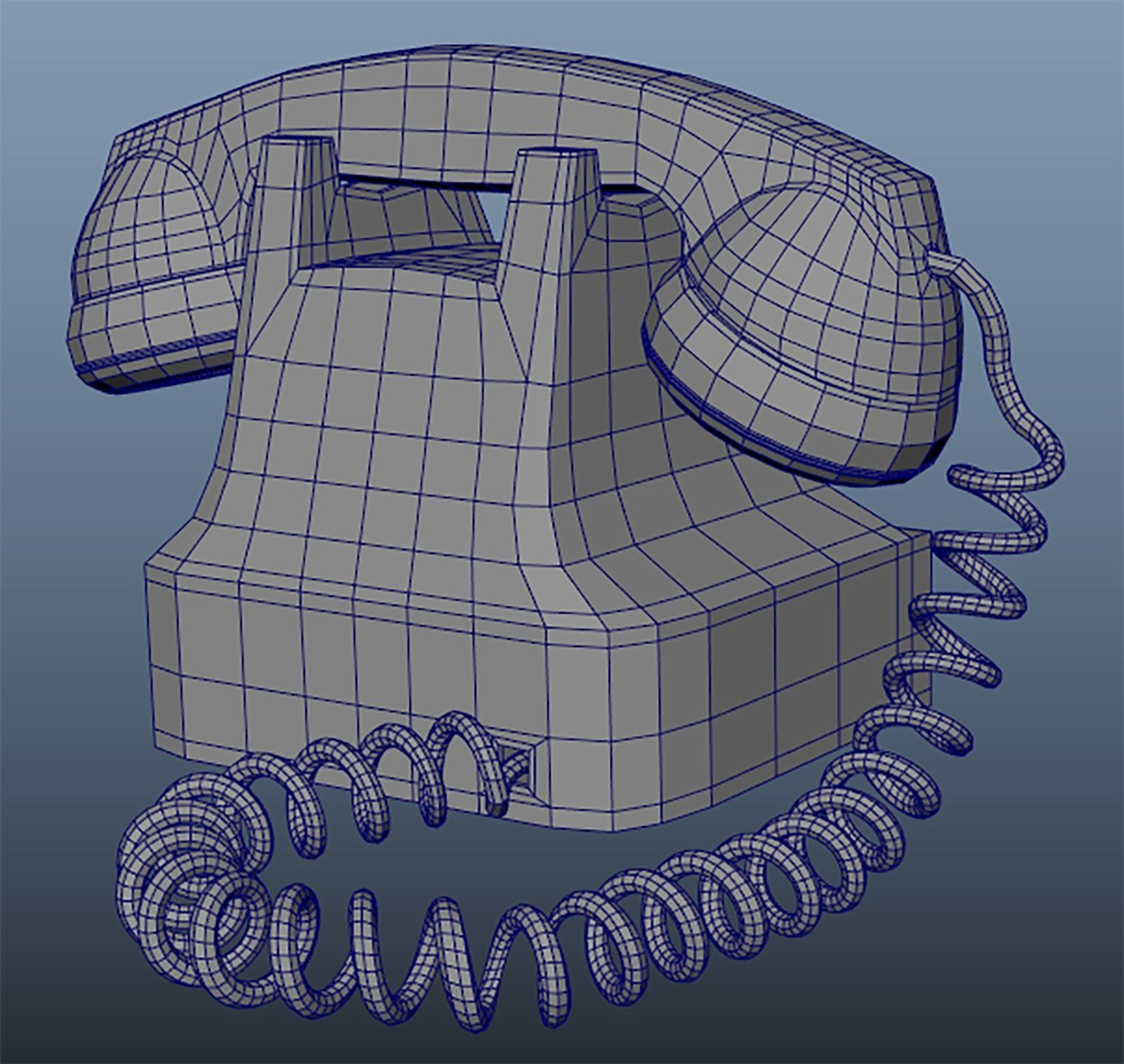 Telephone free 3D model | CGTrader