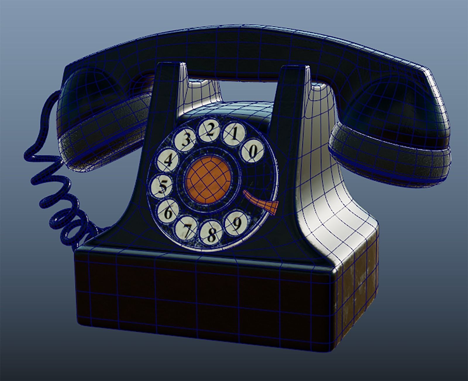 Telephone free 3D model | CGTrader