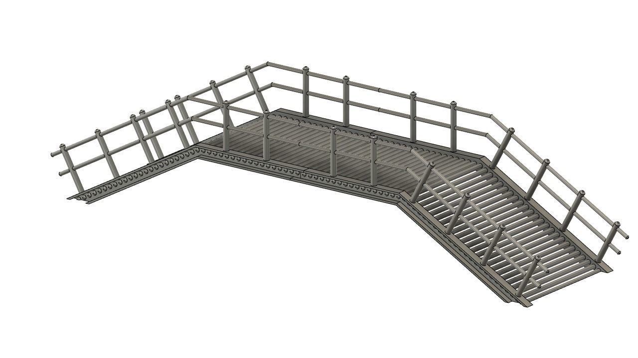 Bridge for tabletop 3D model 3D printable | CGTrader