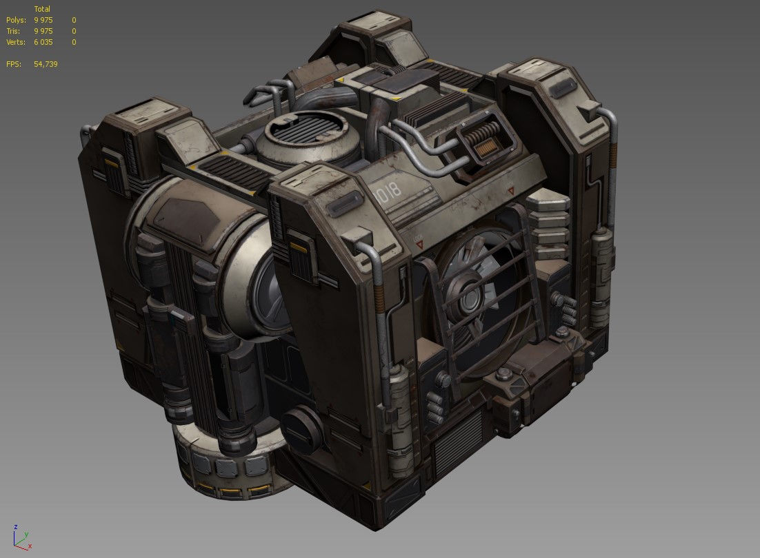 3D model Low Poly Generator VR / AR / low-poly | CGTrader