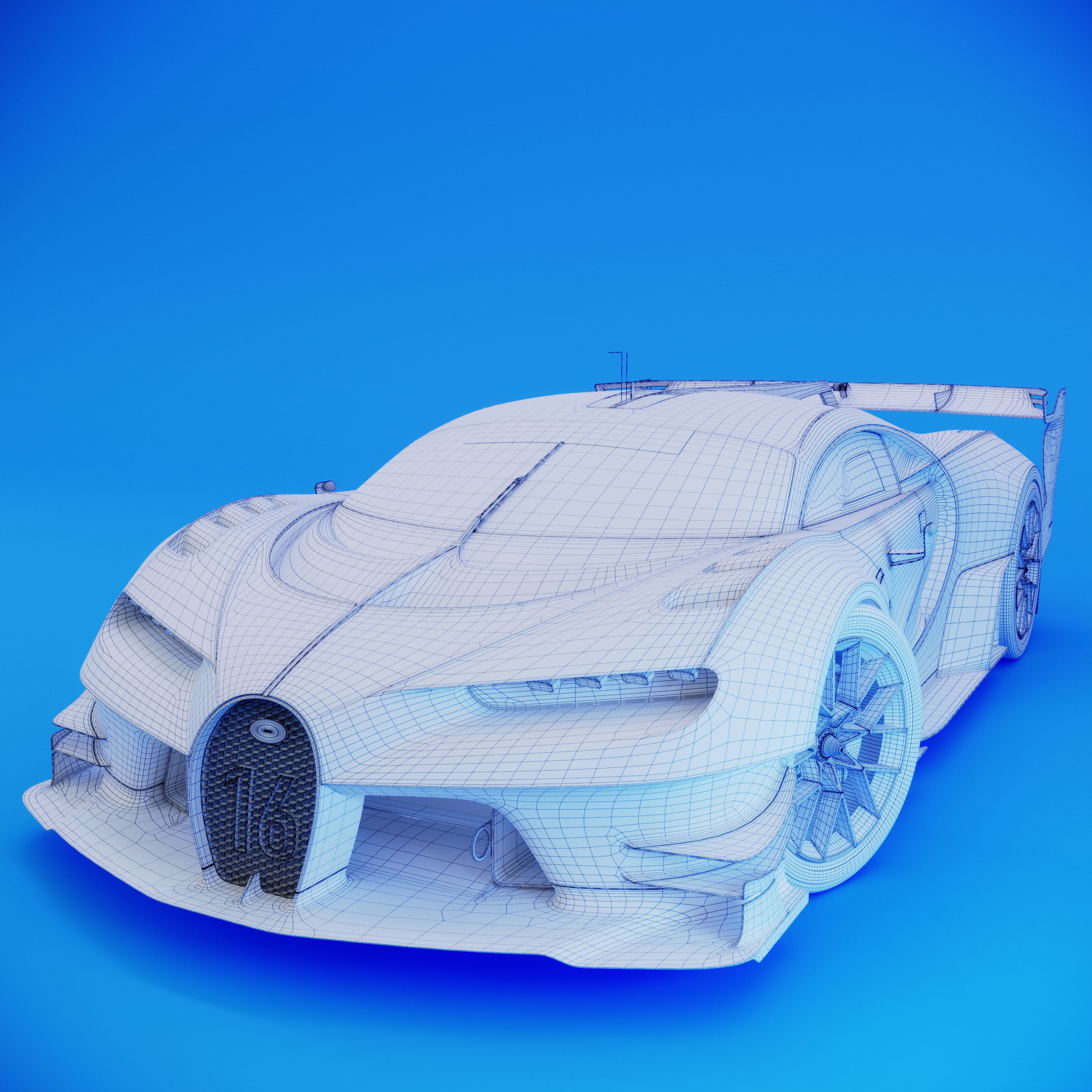 3D model Bugatti Vision Gran VR / AR / low-poly | CGTrader
