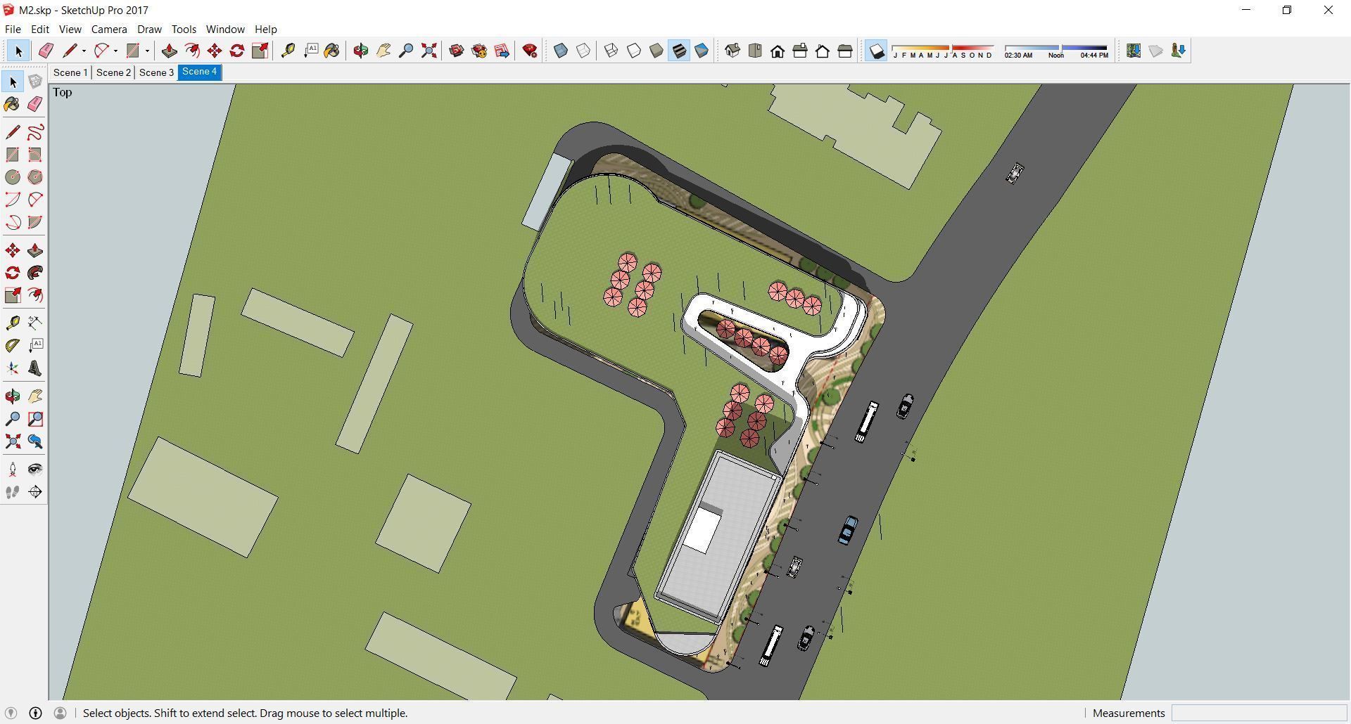 Sketchup Commercial Complex M2 3D model | CGTrader
