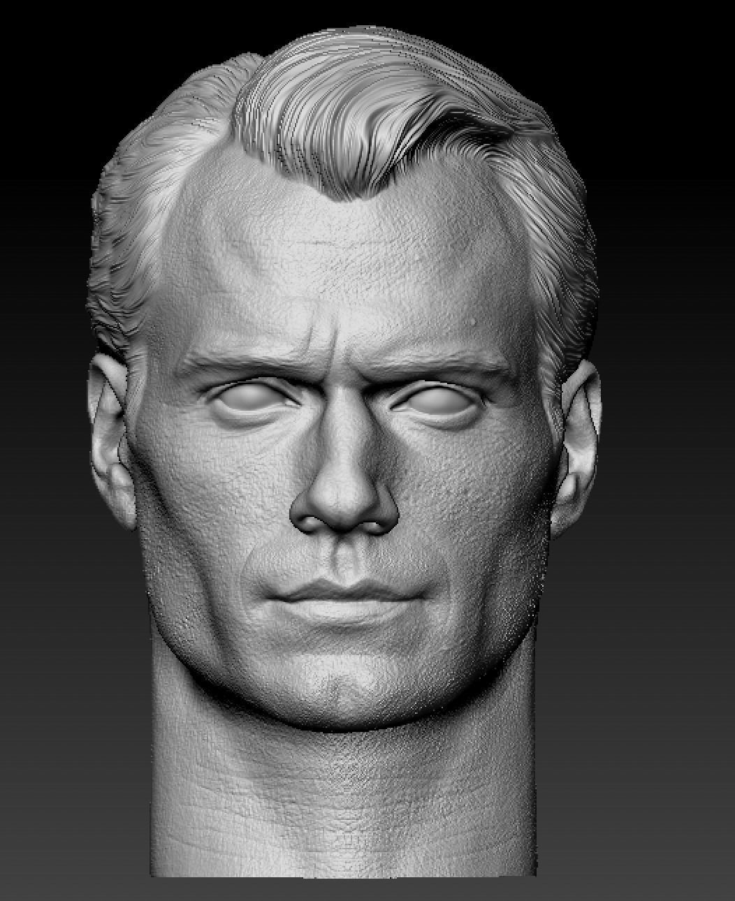 Henry Cavill head pack 3D model 3D printable | CGTrader