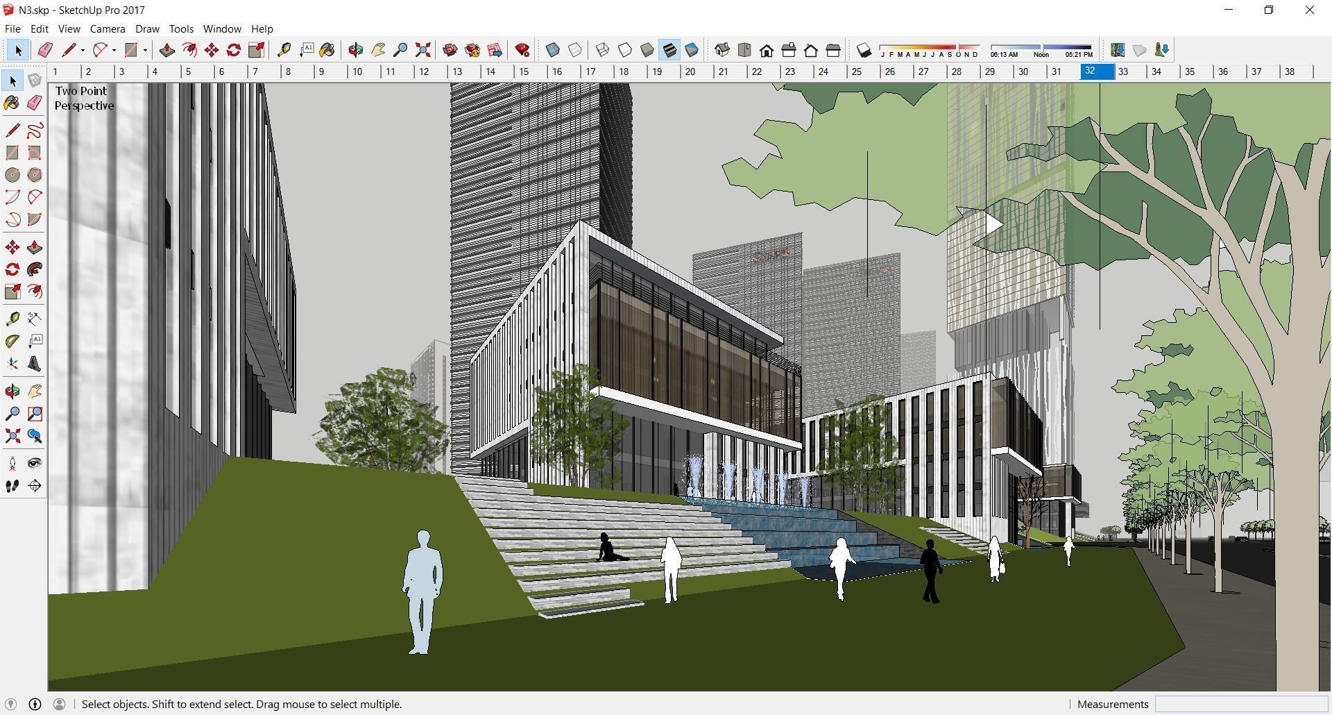 Sketchup Commercial Complex N3 3D model | CGTrader