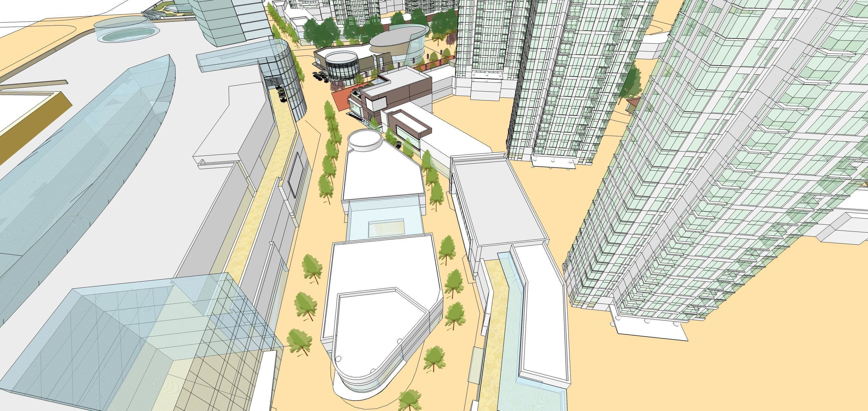 Sketchup Commercial Complex S2 free 3D model | CGTrader