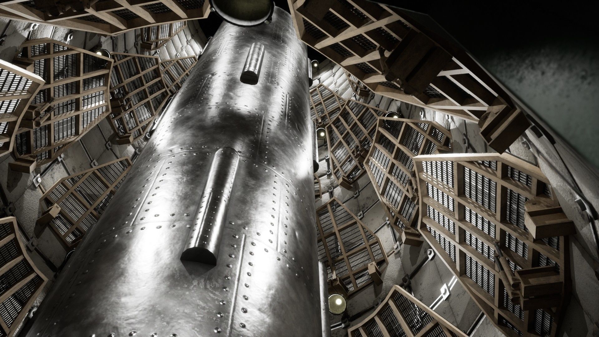 3D model Nuclear Missile Launch Bunker - Environment VR / AR / low-poly ...