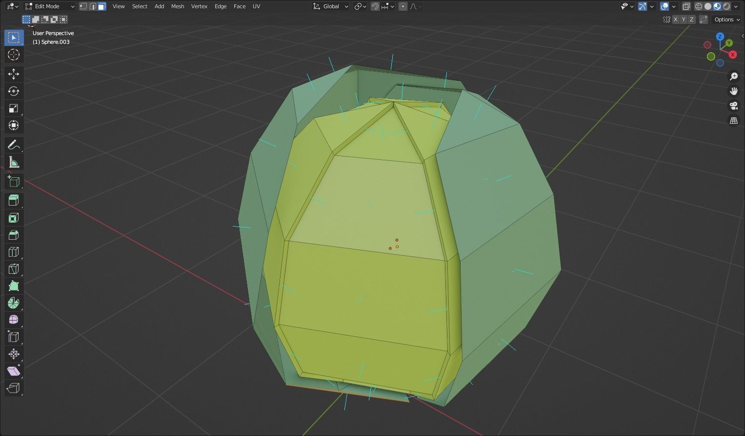 cabbage low-poly vase free 3D model | CGTrader