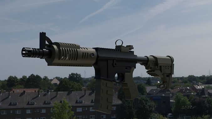 LowPoly M4A4 free free VR / AR / low-poly 3D model | CGTrader