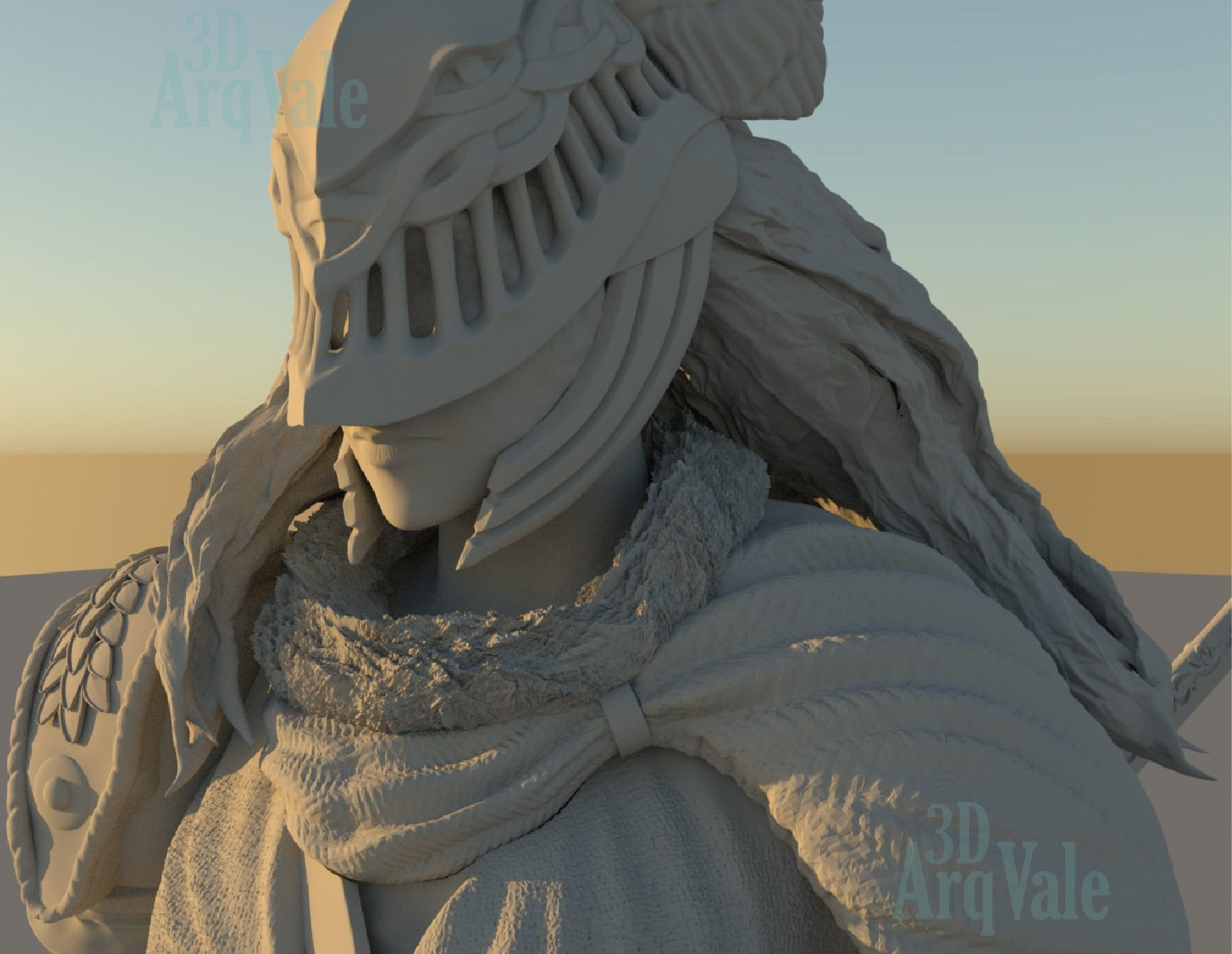 Malenia - Elden Ring 3D model 3D printable | CGTrader