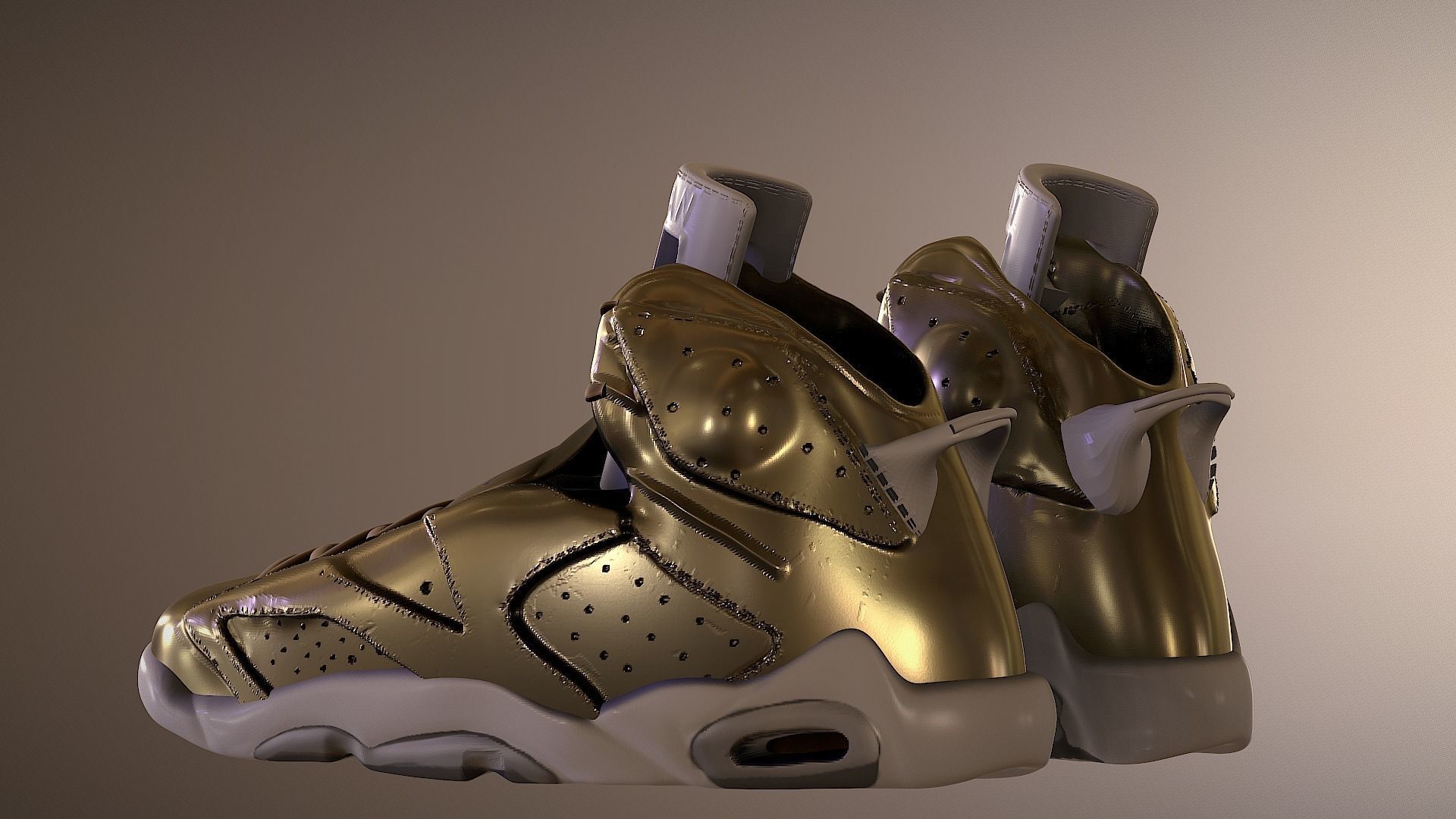 Jordan Retro 6s 3D Print 3D model 3D printable | CGTrader