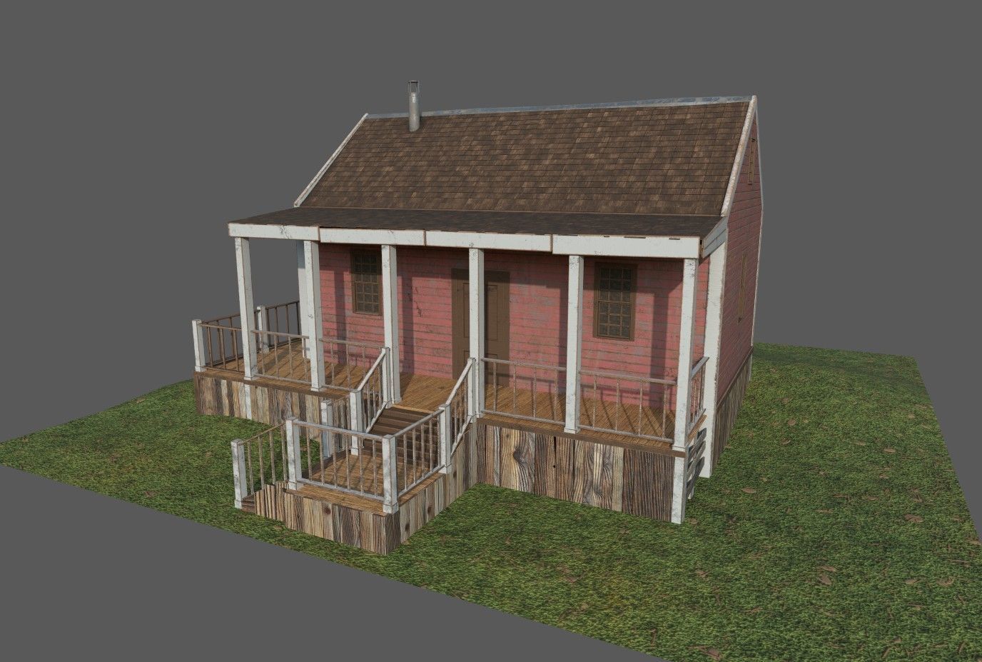 old house free 3D model | CGTrader
