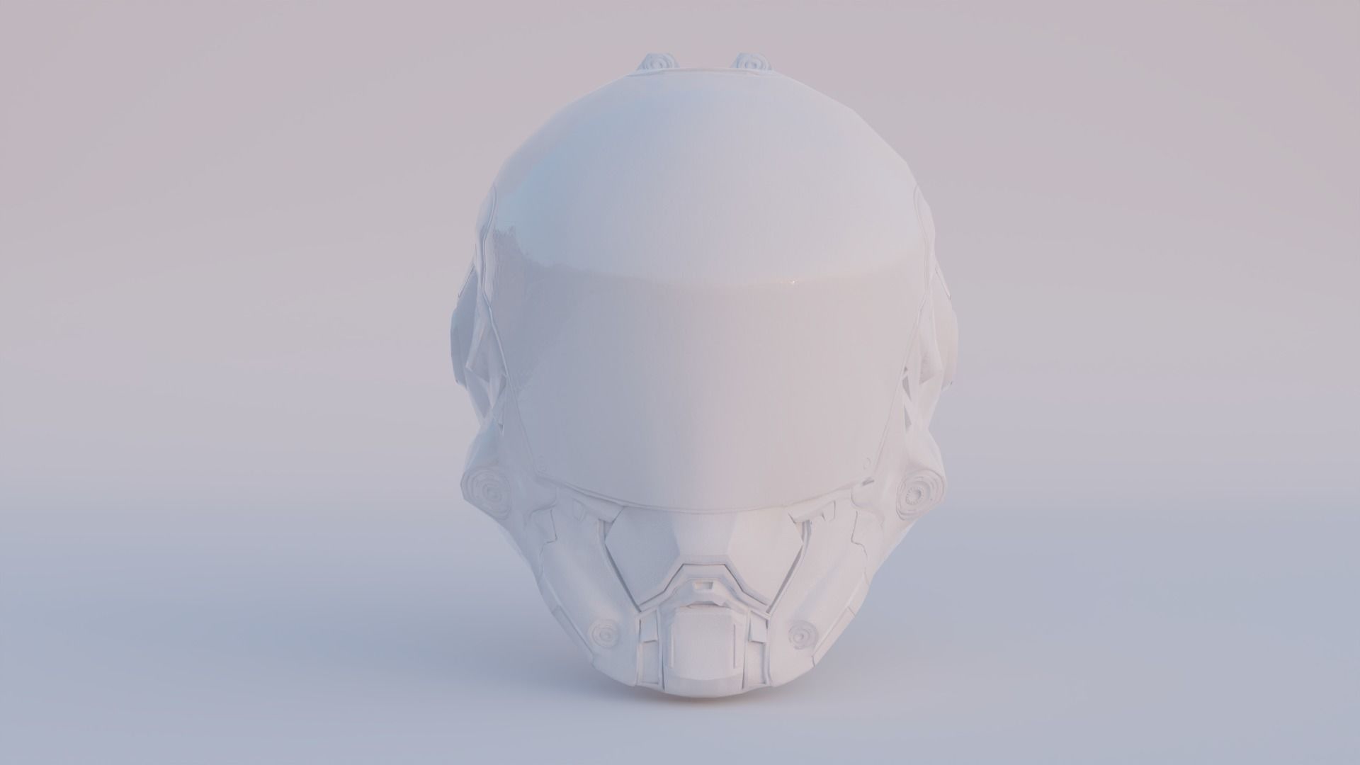 lowpoly scifi helmet free VR / AR / low-poly 3D model | CGTrader