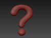 Question Mark 3D model | CGTrader