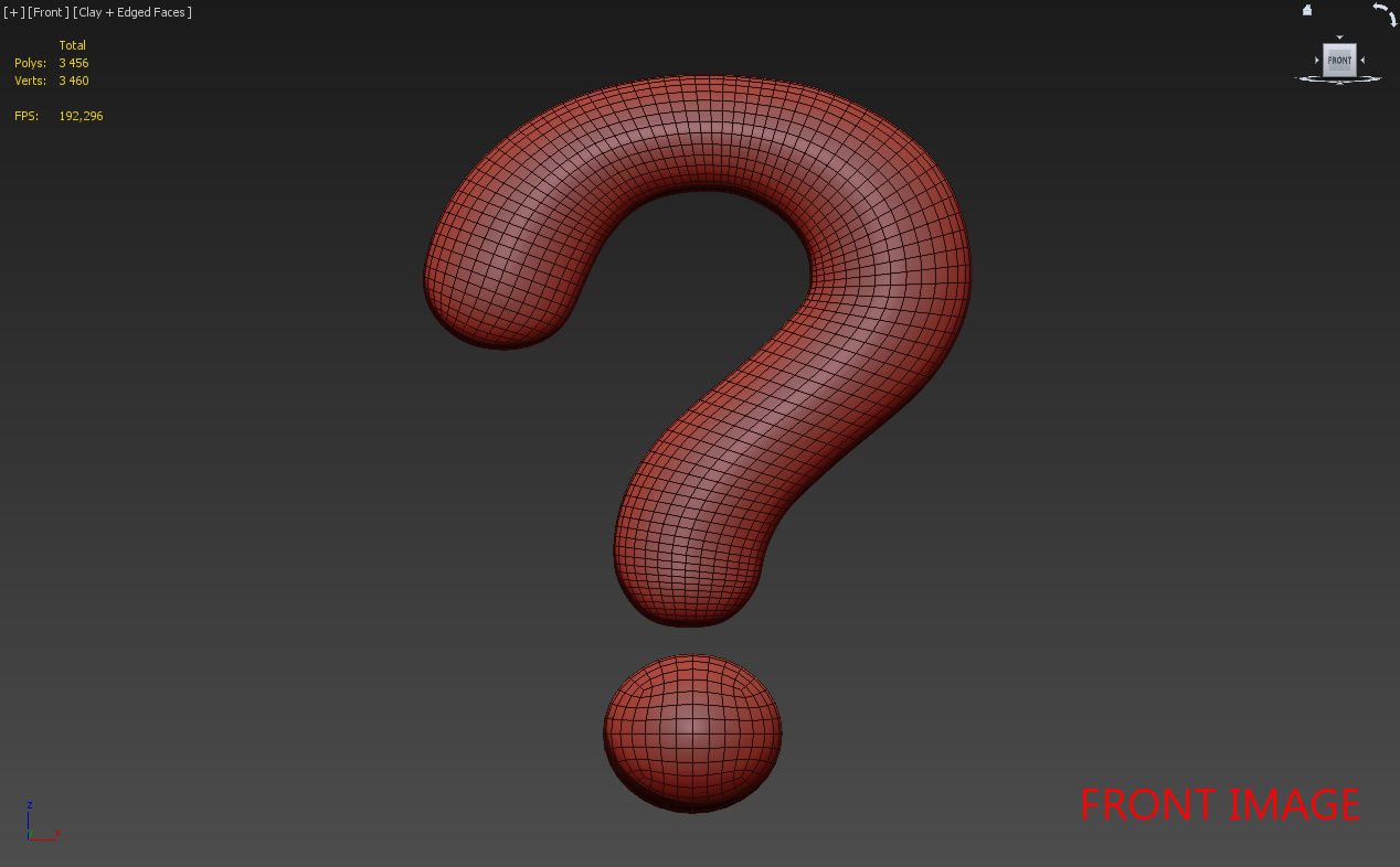 Question Mark 3D model | CGTrader