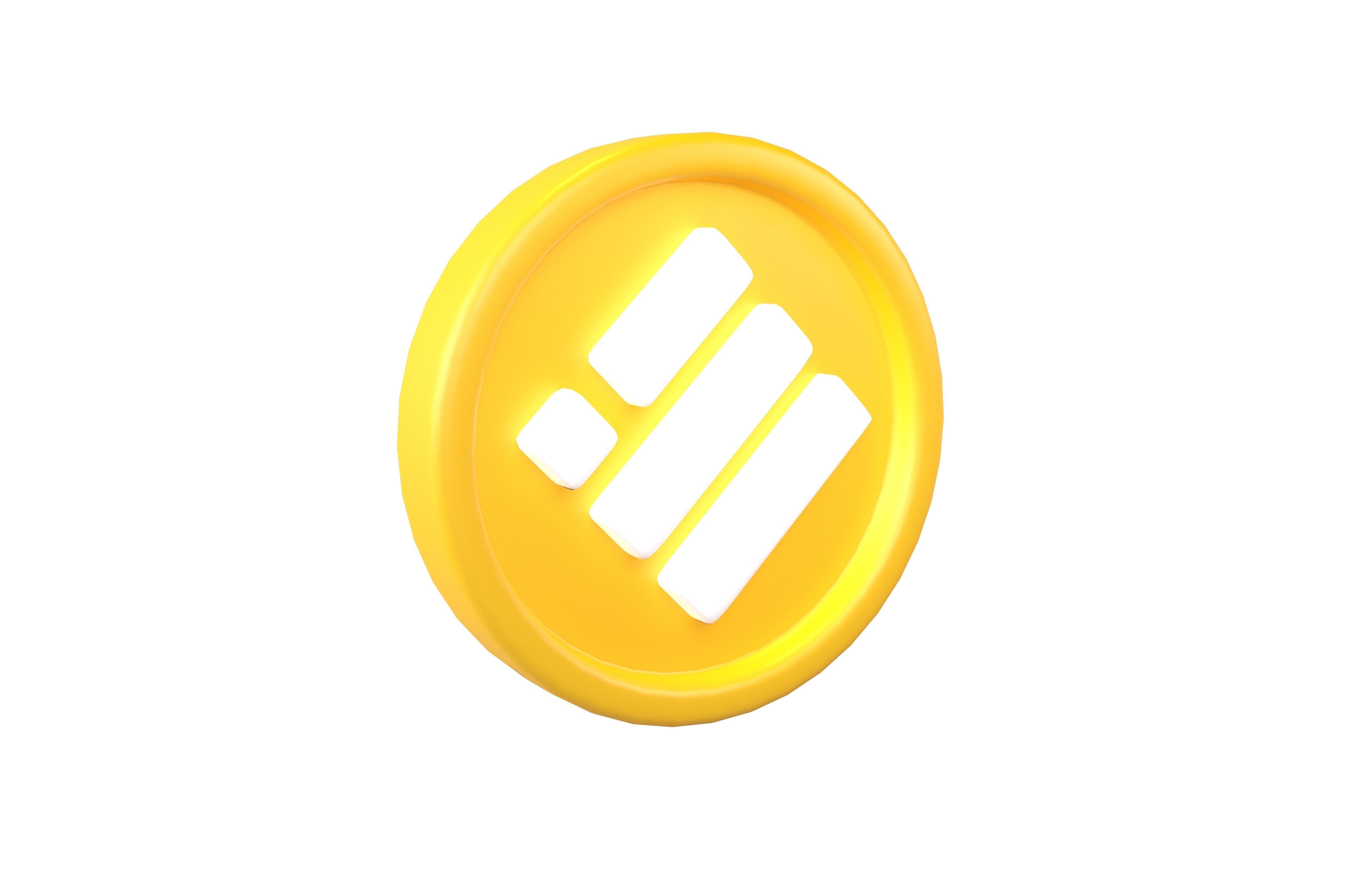 3D model Cartoon Binance USD Coin v1 001 VR / AR / low-poly | CGTrader