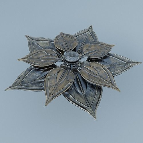 Jhin lol metal flower trap 3D-Model 3D model | CGTrader