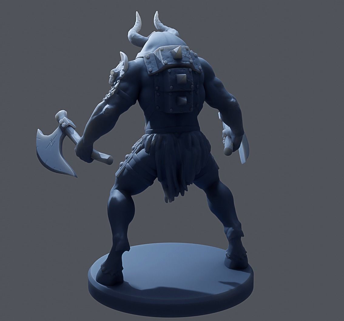 Minotaur STL for 3d printing 3D model 3D printable | CGTrader