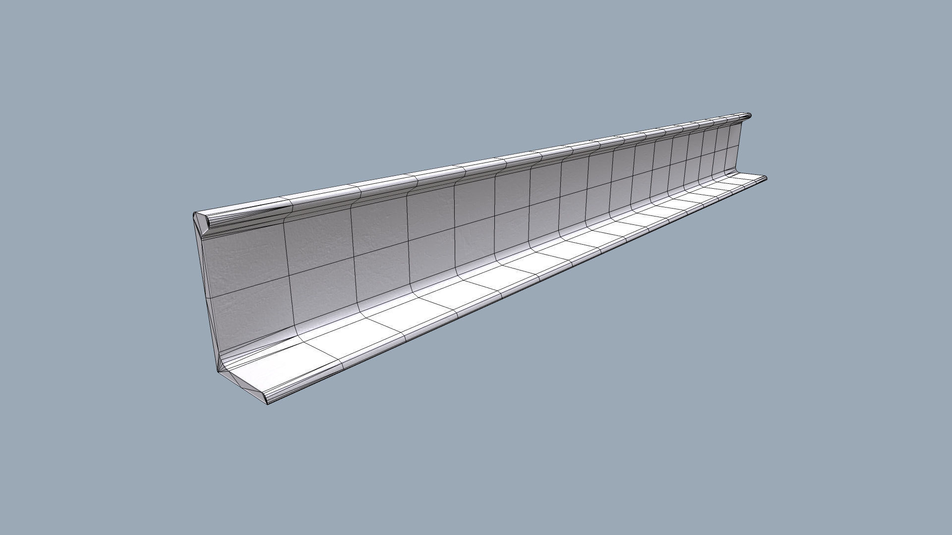 3D model Angle Steel Beam SMB10 Low-poly Model VR / AR / low-poly ...