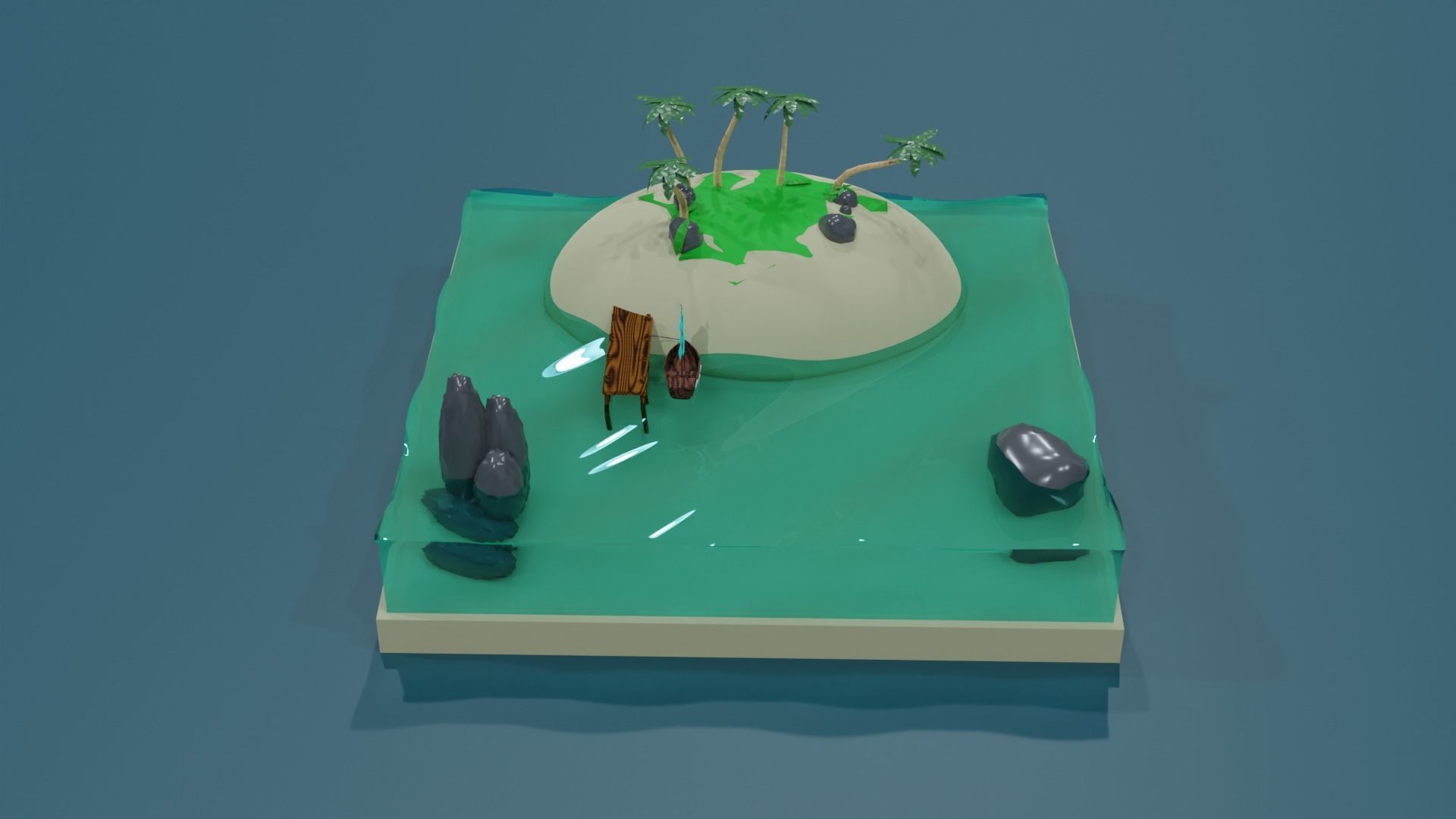 island tropical Texture | CGTrader