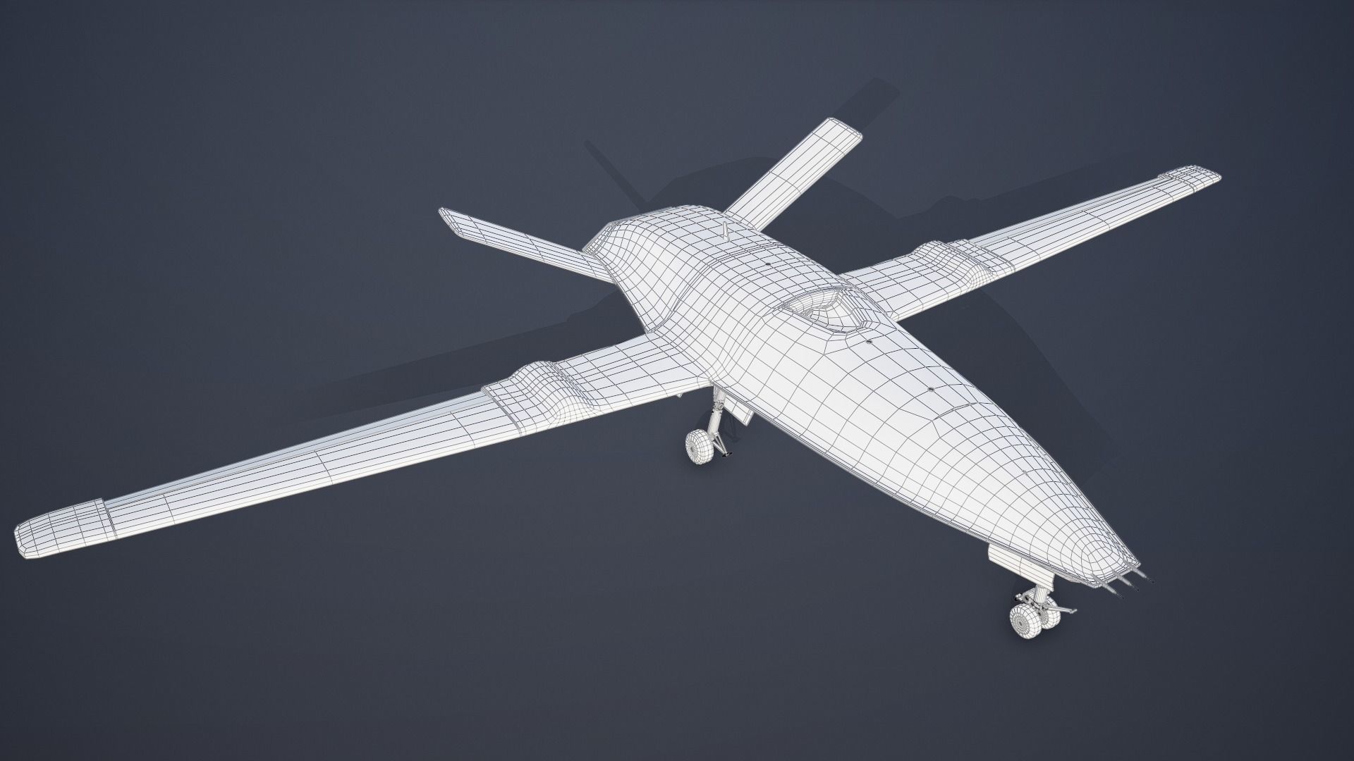 3D model Drone MQ-25 Stingray VR / AR / low-poly | CGTrader