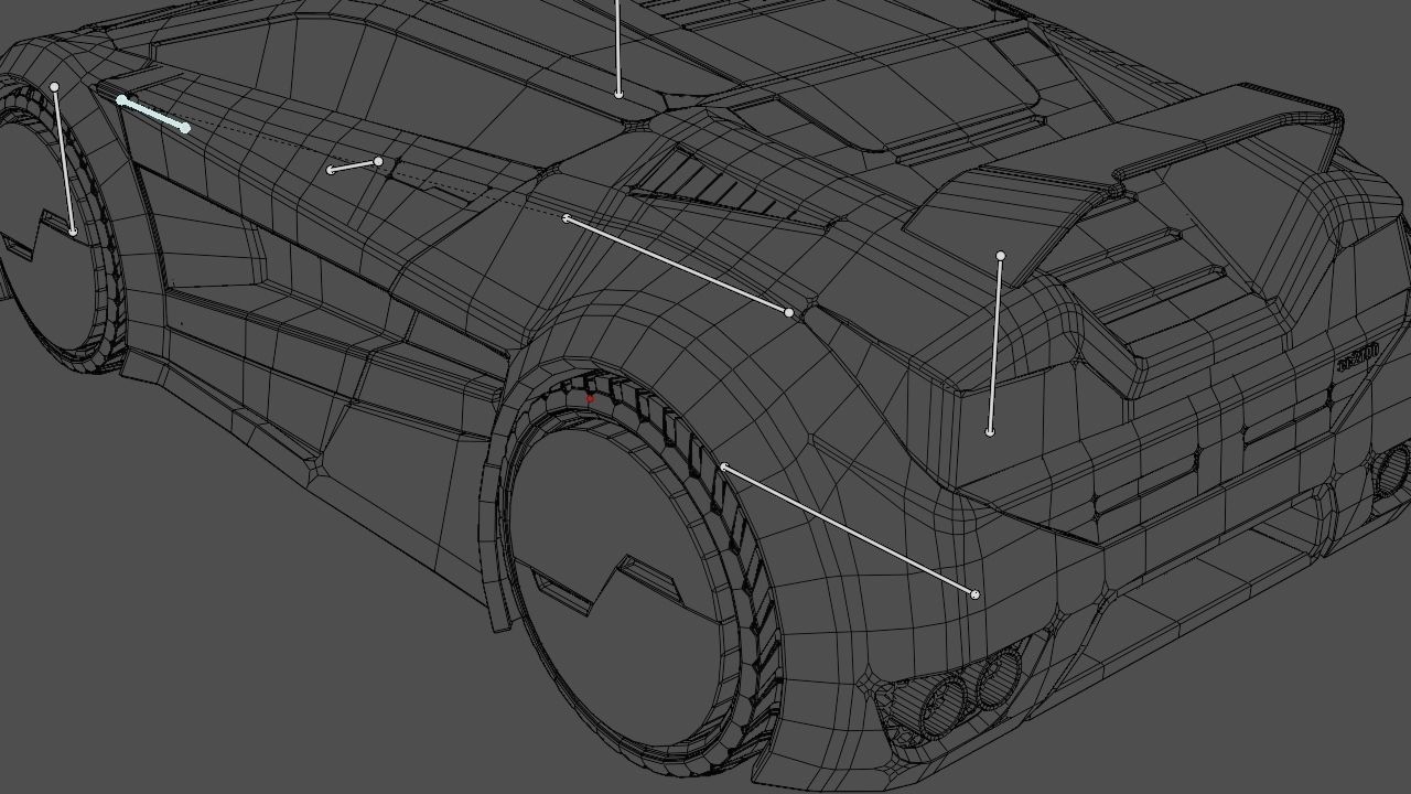 Super car rigged vehicle 3D model rigged | CGTrader