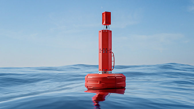 3000 Lateral Buoy Sea Mark free 3D model | CGTrader